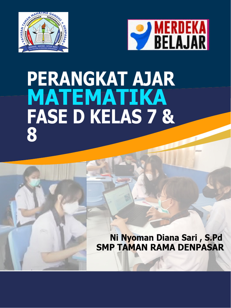 Perangkat Ajar Matematika Kelas 7 Dan 8 Kurikulum Merdeka | PDF
