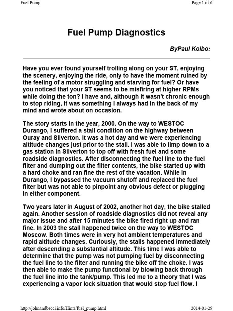 Fuel Pump Pdf Pump Energy Technology