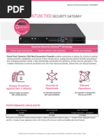 Quantum Force 9100 | PDF | Firewall (Computing) | Computer Security