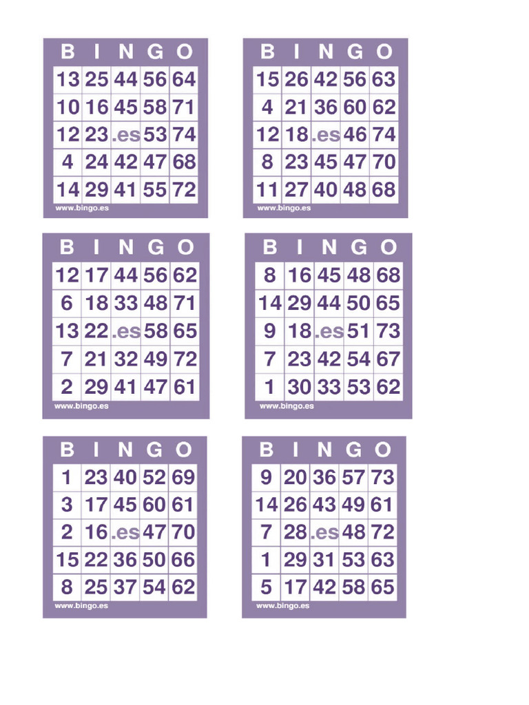 BINGOS | PDF