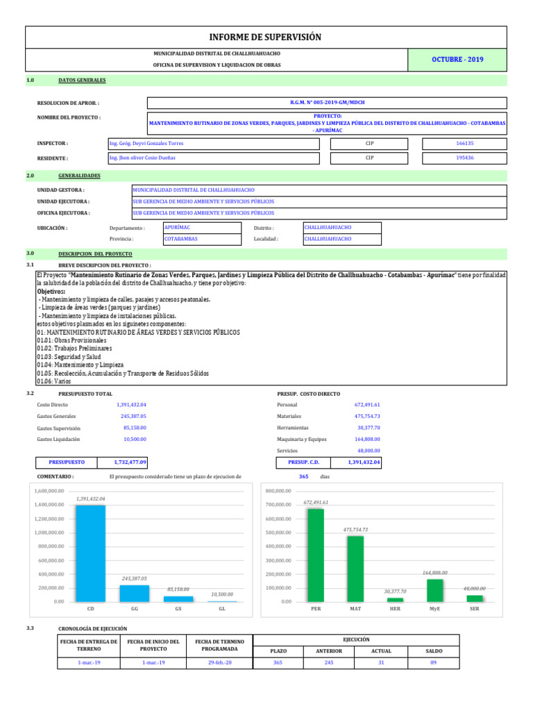 3.1. Informe de Inspector | PDF
