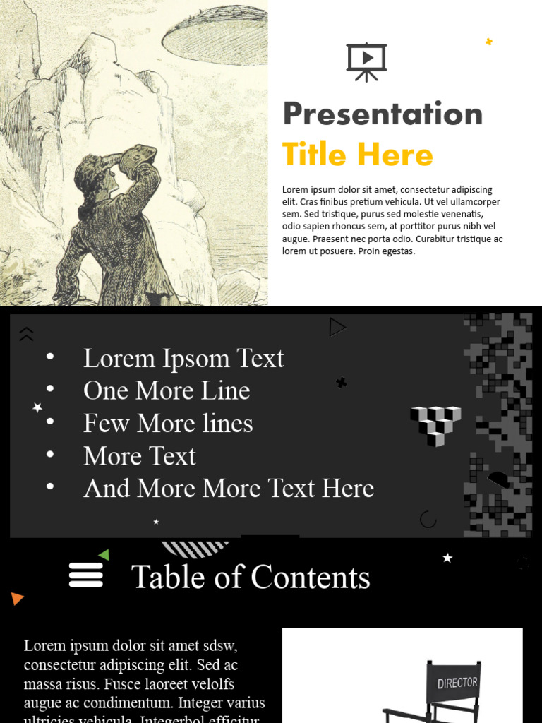 Comprehensive Presentation Template | PDF | Career & Growth
