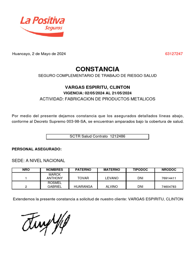 SCTR - Mayo - 2024 - Clinton 1 | PDF