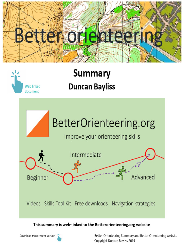 Better Orienteering Summary v3 3 | PDF | Map | Navigation