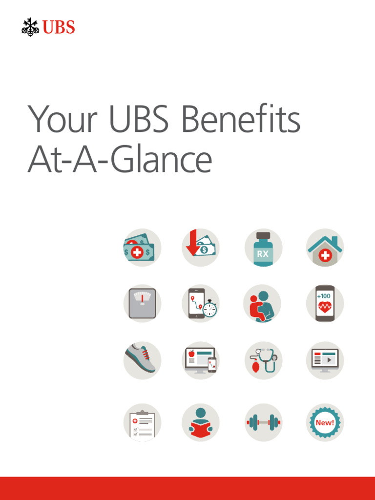 Ubs Benefits 2022 at A Glance | PDF | Health Savings Account