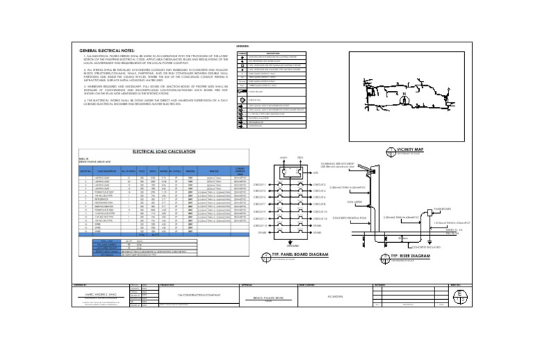 E1 Long | PDF | Electrical Wiring | Building Engineering