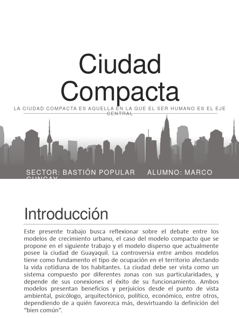 Ciudad Compacta | PDF
