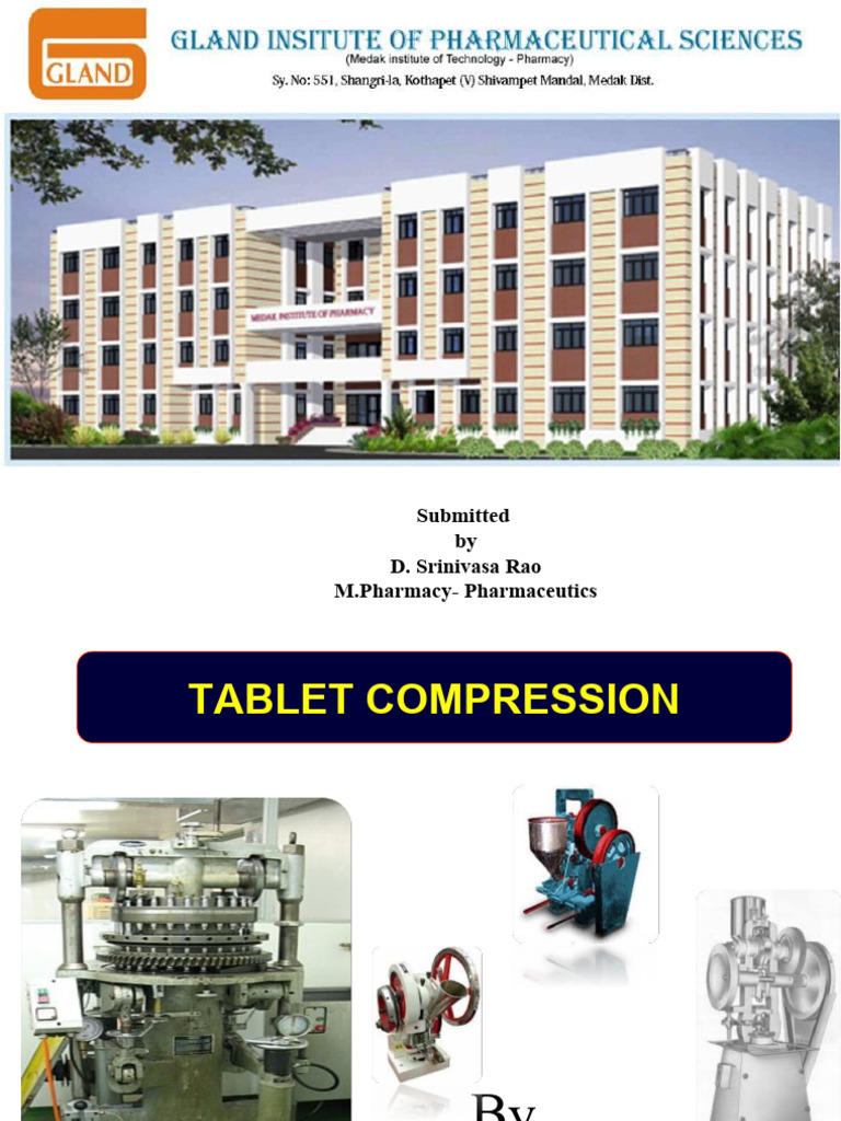 Tablet Compression | PDF | Tablet (Pharmacy) | Applied And ...