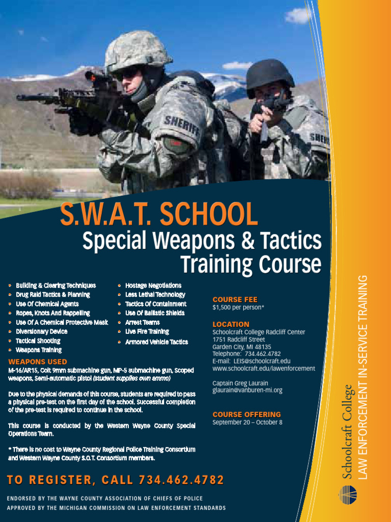 Course Swat School | PDF | Swat | Ballistics