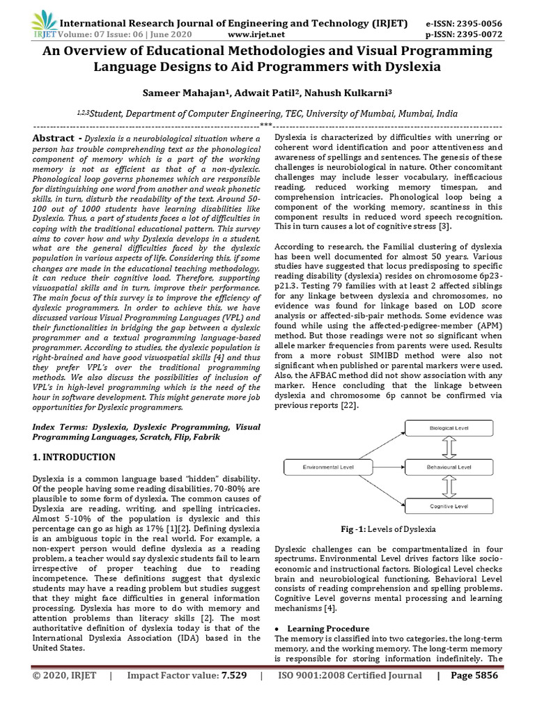 An Overview of Educational Methodologies | PDF | Dyslexia | Computer Programming
