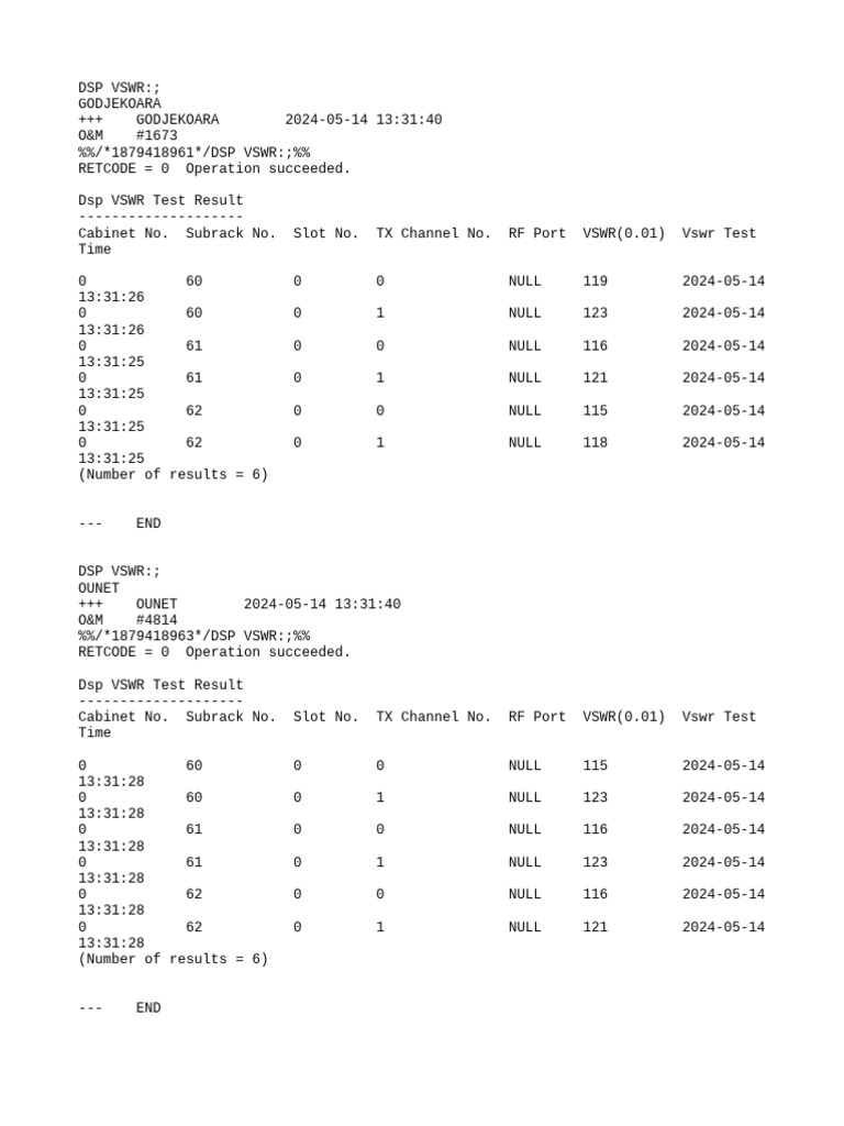 MML Report 20240514133146 | PDF | High Speed Packet Access | Lte (Telecommunication)