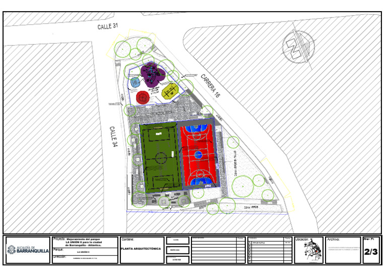 Mejoramiento Parque La Unión II Barranquilla | PDF