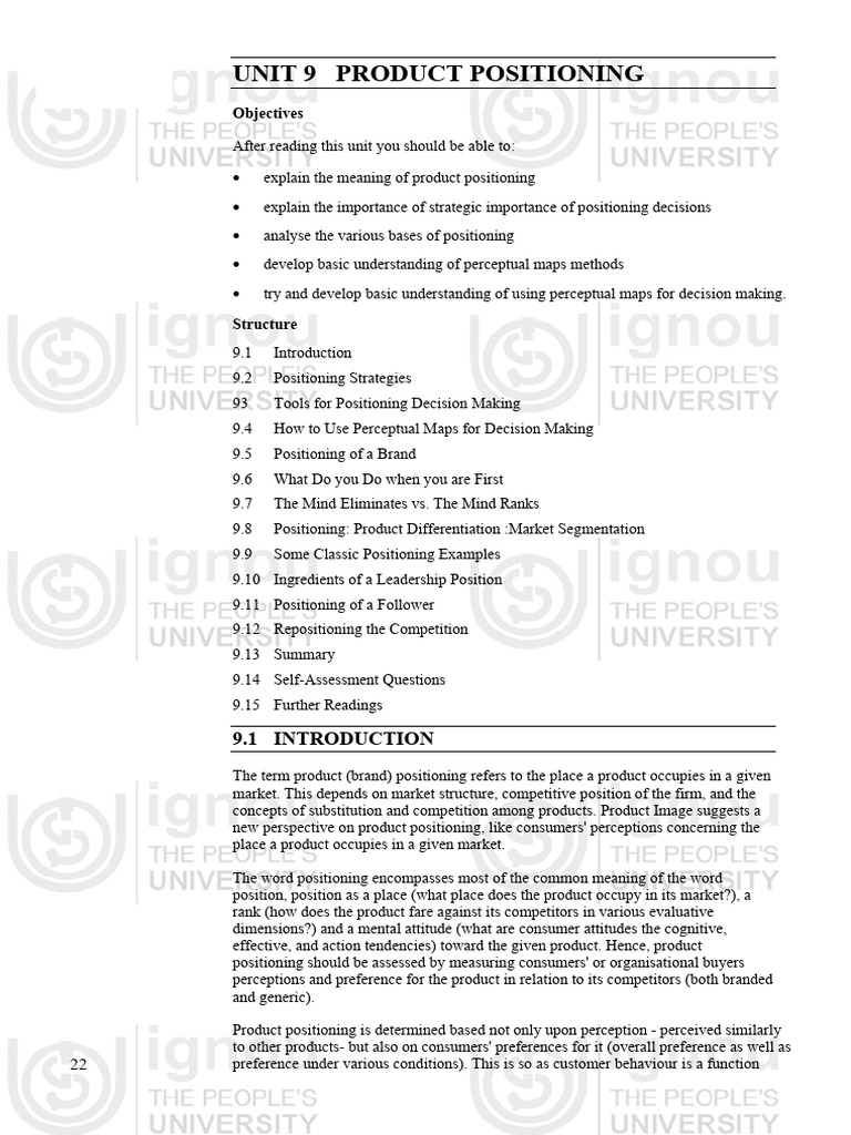 Positioning Case Study | PDF | Brand | Marketing