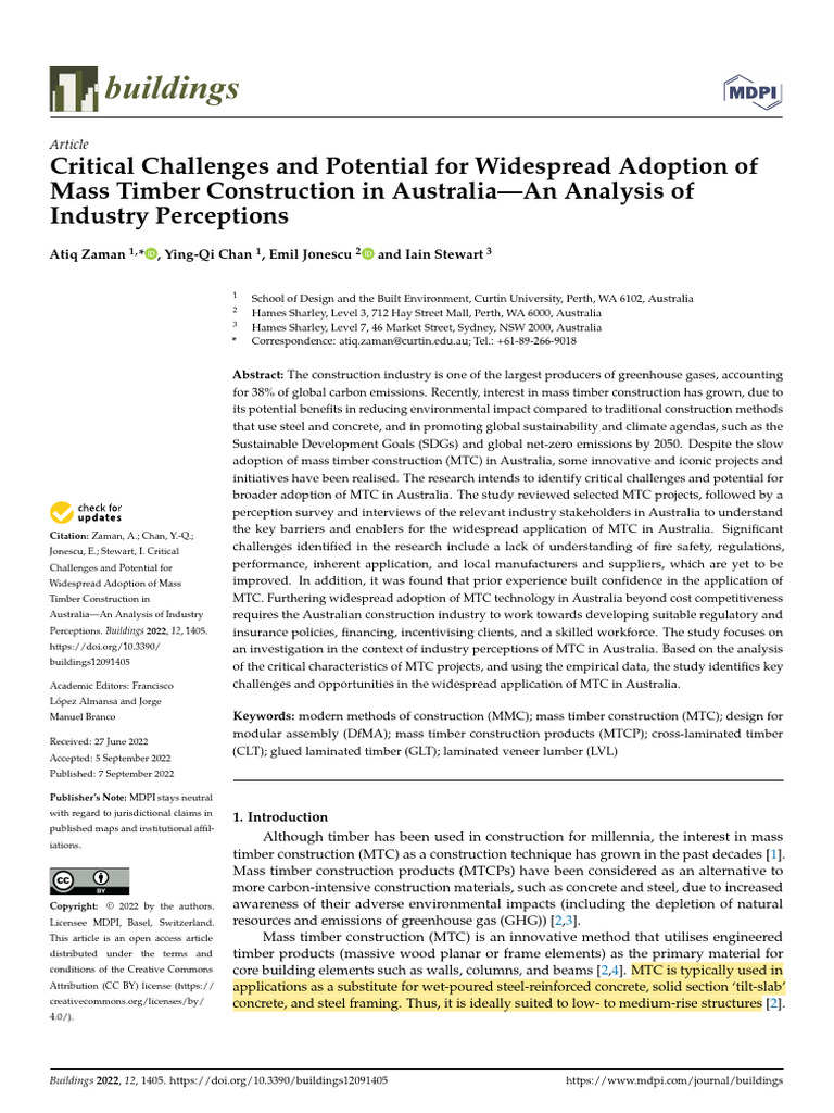 Critical Challenges and Potential For Widespread Adoption of | PDF ...