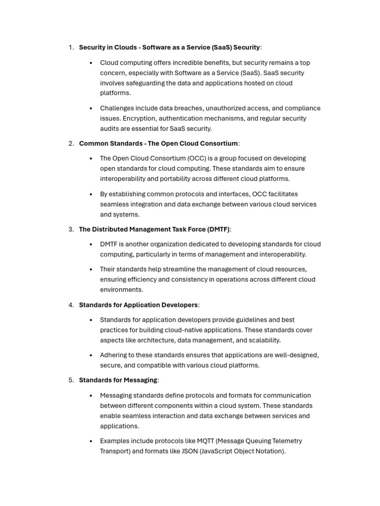 Security, Standards and Applications | Download Free PDF | Cloud ...