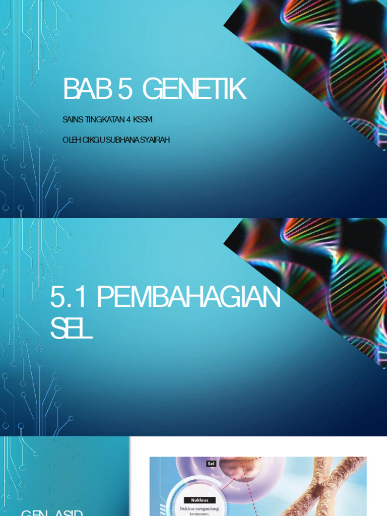 Nota Sains T4 Bab 5 | PDF