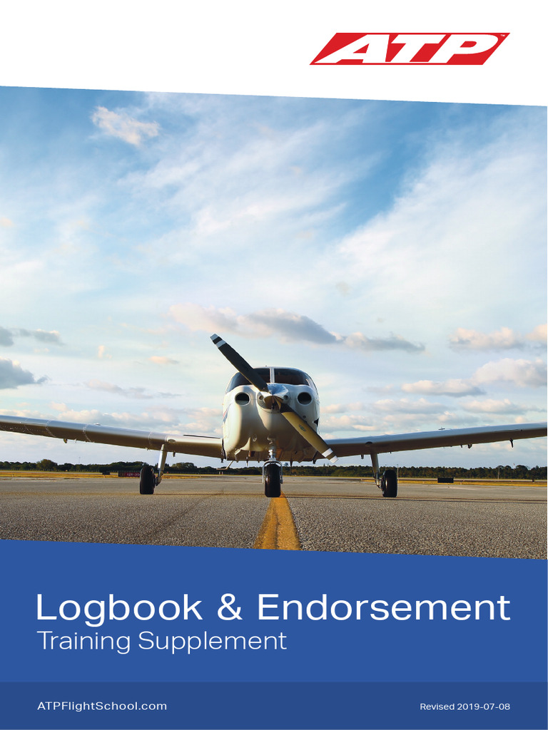 Logbook Endorsement Supplement | PDF | Flight Instructor | Aircraft