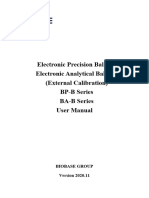 Electronic Balance User Manual | PDF | Weighing Scale | Weight