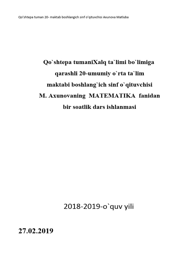 Matluba | PDF