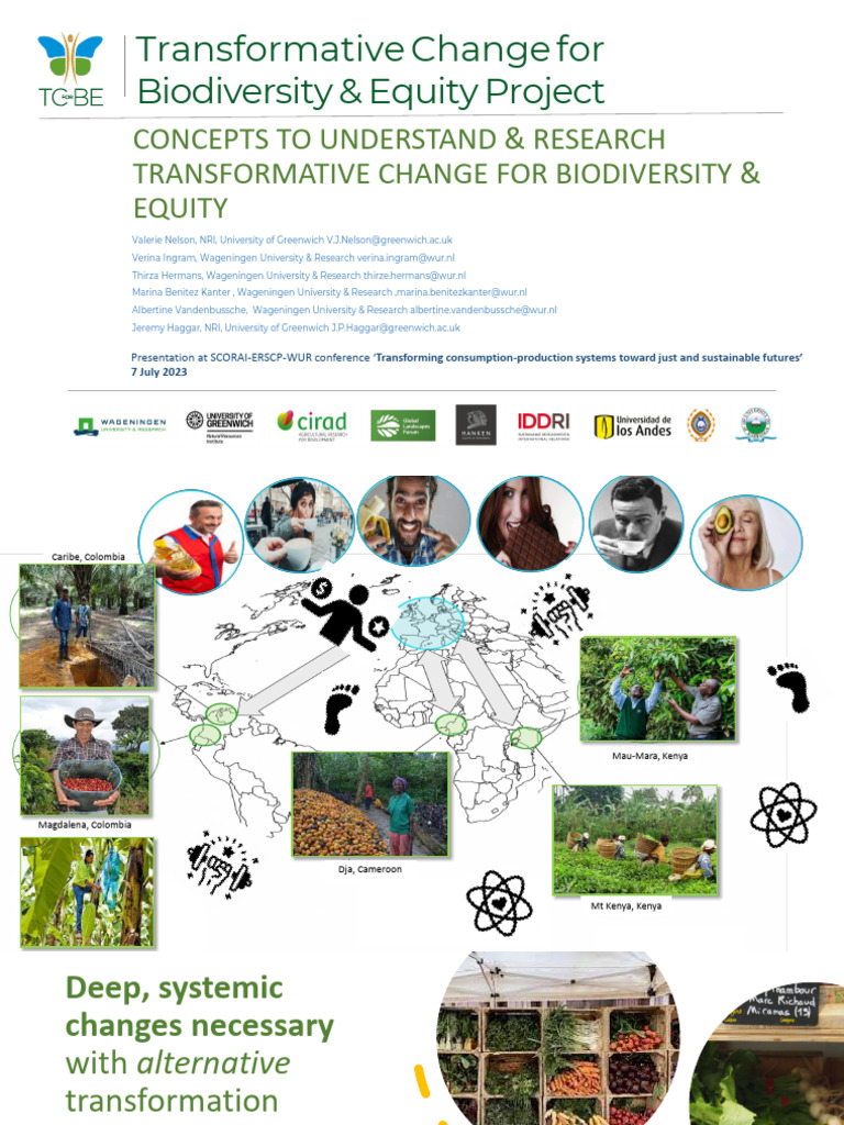 Concepts To Understand & Research Transformative Change For Biodiversity & Equity | PDF ...