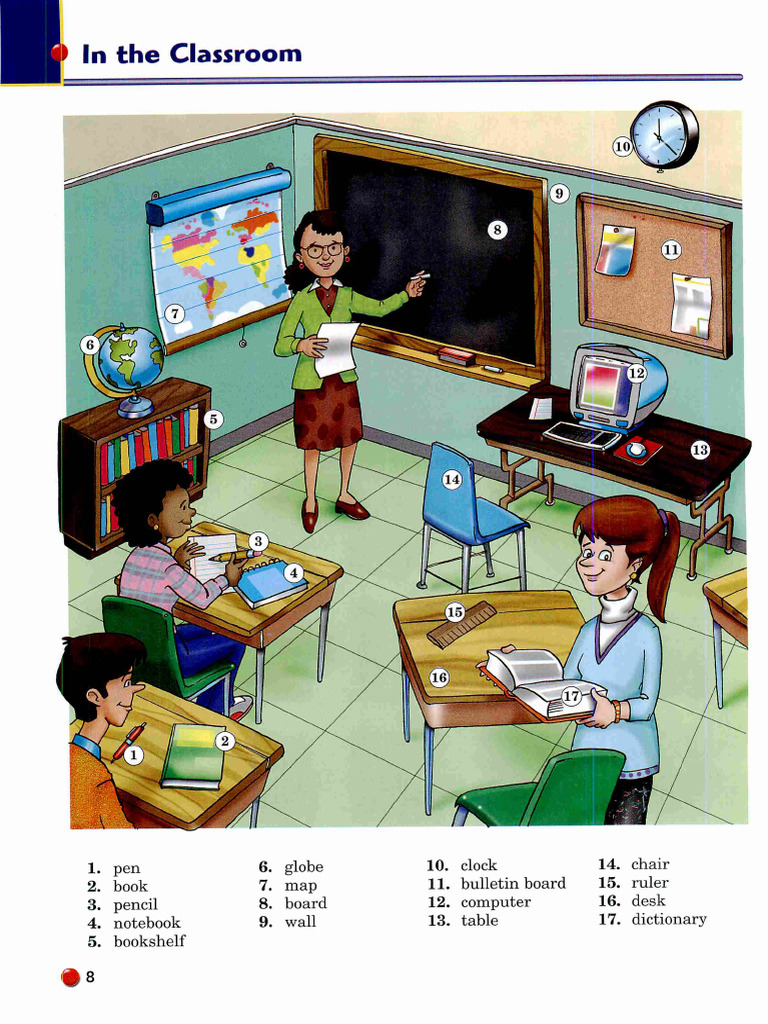 Classroom Objects | PDF
