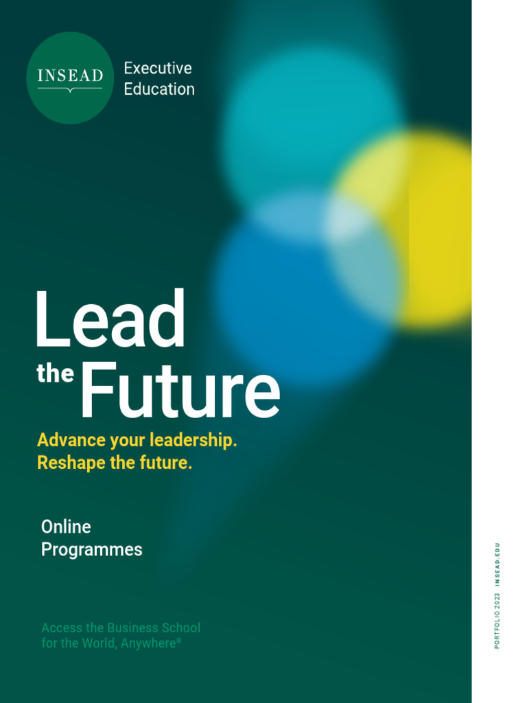 Insead Lead-Edp | PDF | Decision Making | Leadership