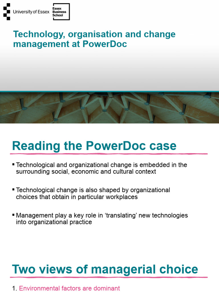Reading The PowerDoc Case | PDF | Strategic Management | Organizational ...