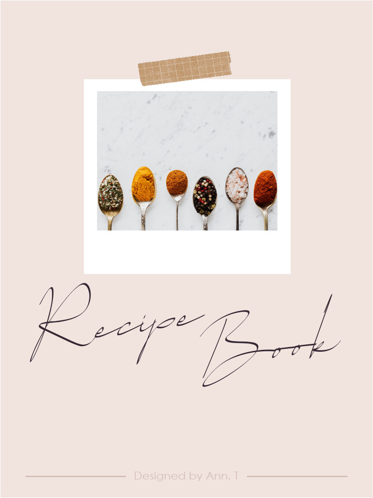 Comprehensive Recipe Book Guide | PDF | Cooking | Food And Drink ...