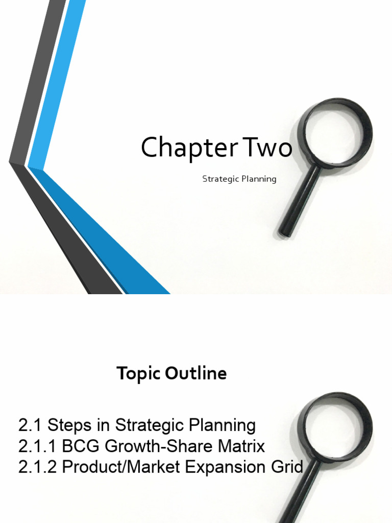Chapter 2 - Strategic Planning | PDF | Marketing Strategy | Marketing