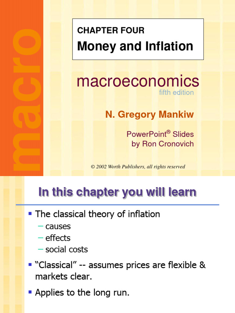 Chapter 4 Money and Inflation | PDF | Money Supply | Money
