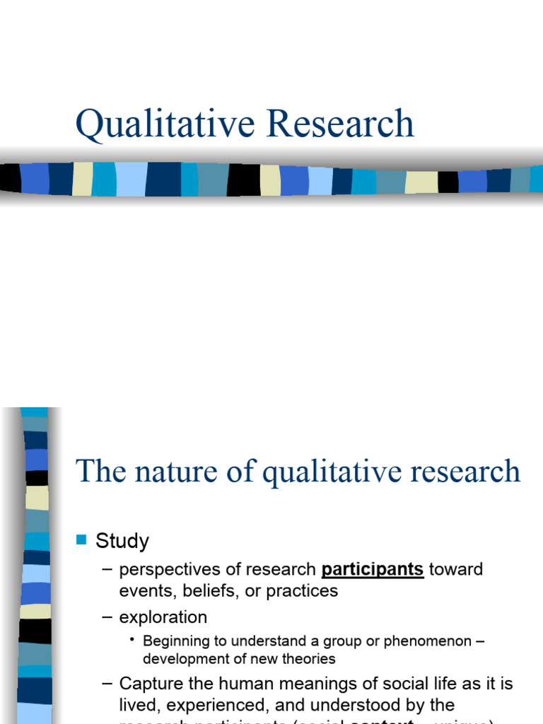 10 Qualitative Research | Download Free PDF | Qualitative Research | Data