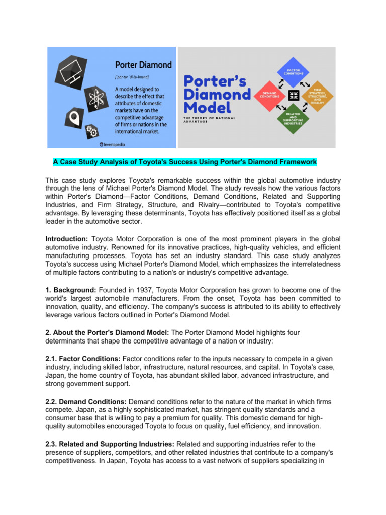 Analyzing Toyota's Success Factors | PDF | Lean Manufacturing | Toyota