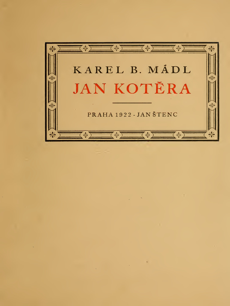 Jan Kotera | PDF