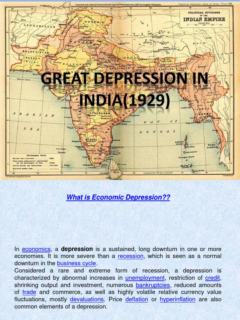 Economics Presentation (The Depression of 1929) III | PDF | Great ...