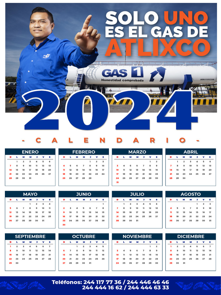 Calendario Gas 1 | PDF