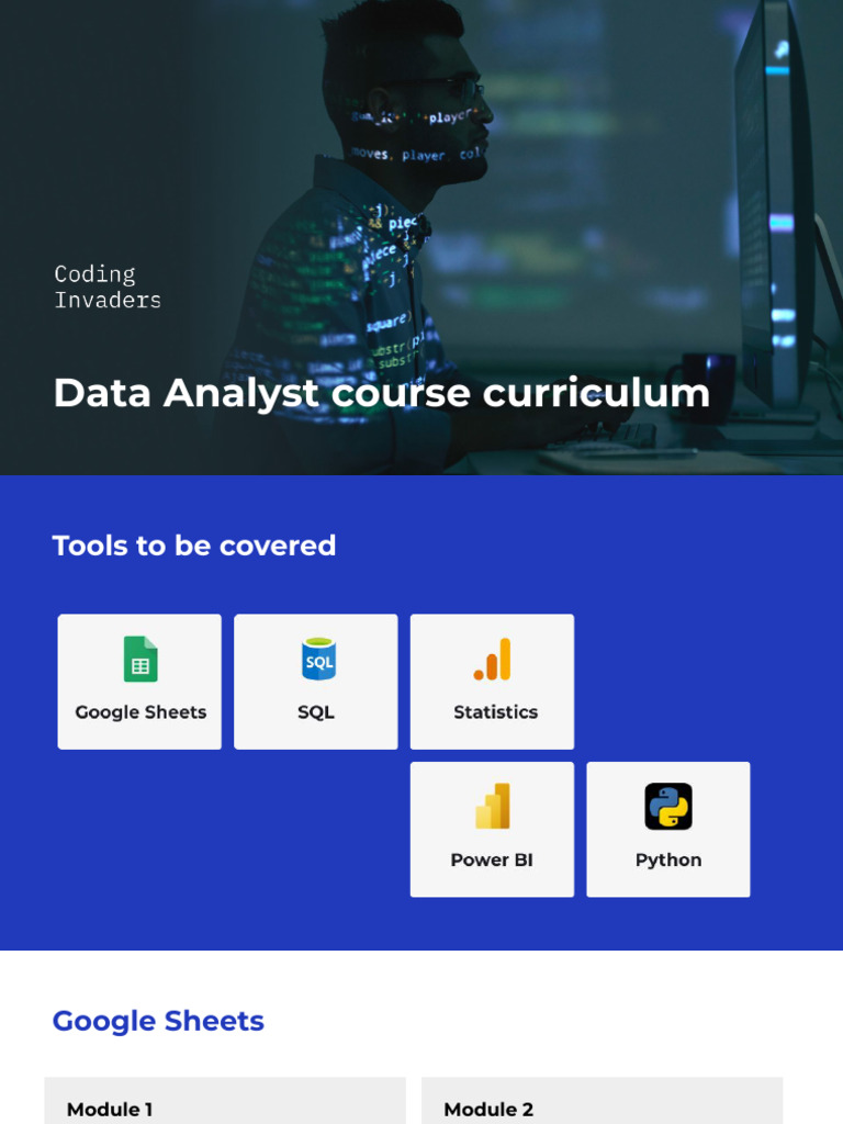 Data Analyst Curriculum | PDF | Statistics | Sql