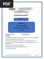 Mathematics Grade 8 Term 3 2023 Test-1 | PDF | Euclidean Geometry ...