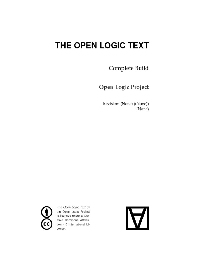 Open Logic Complete | PDF | Set (Mathematics) | Function (Mathematics)