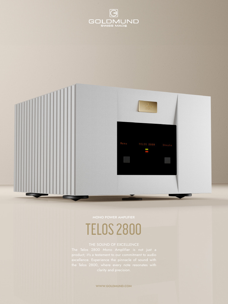 Telos 2800 Mono Power Amplifier Specs | PDF | Amplifier | Electronic ...