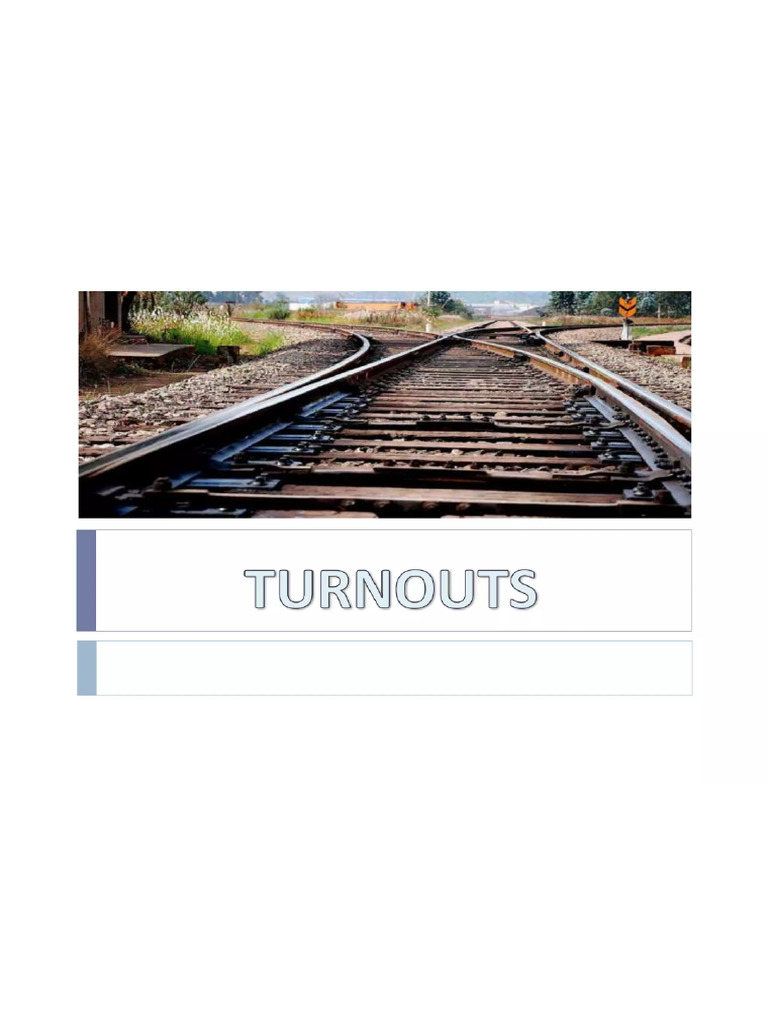 Railway Turnouts | PDF