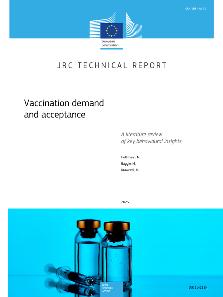 European Commission JRC Technical Report On Vaccination Demand and ...