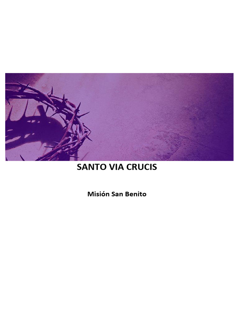 Via Crucis MSB | PDF | orador del Señor | Jesús