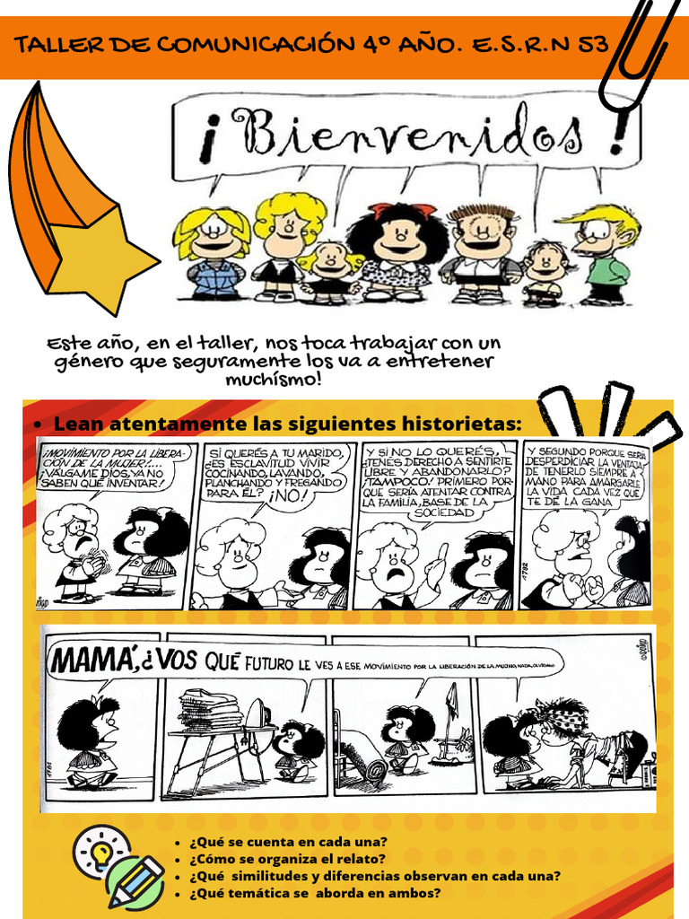 E.S.R.N 4º Año Taller de Historieta | PDF | Cómics
