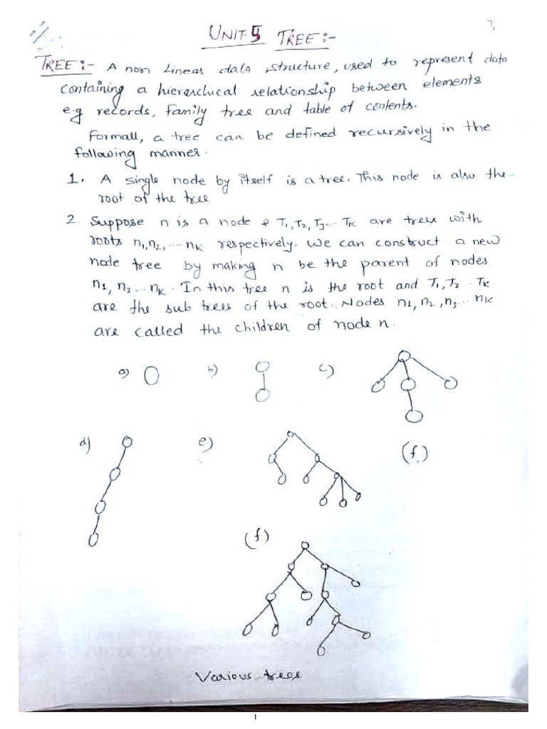 INTRODUCTION TO TREE | PDF