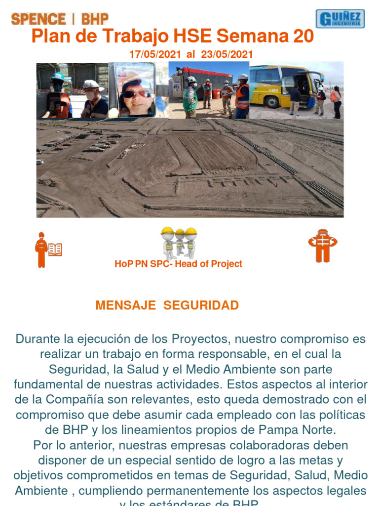 Plan Trabajo HSE - Semana 20 Proyectos HoP PN Sence 23 05.2021 | PDF | Salud mental | Estrés ...
