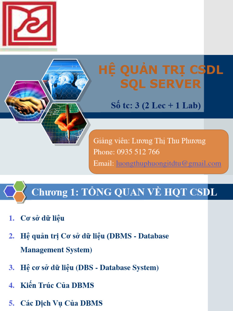 Is 401_he Quan Tri Csdl_2022_lec 01 | PDF