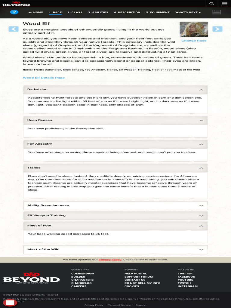 Character Builder - D&D Beyond | Download Free PDF | Elf (Dungeons ...