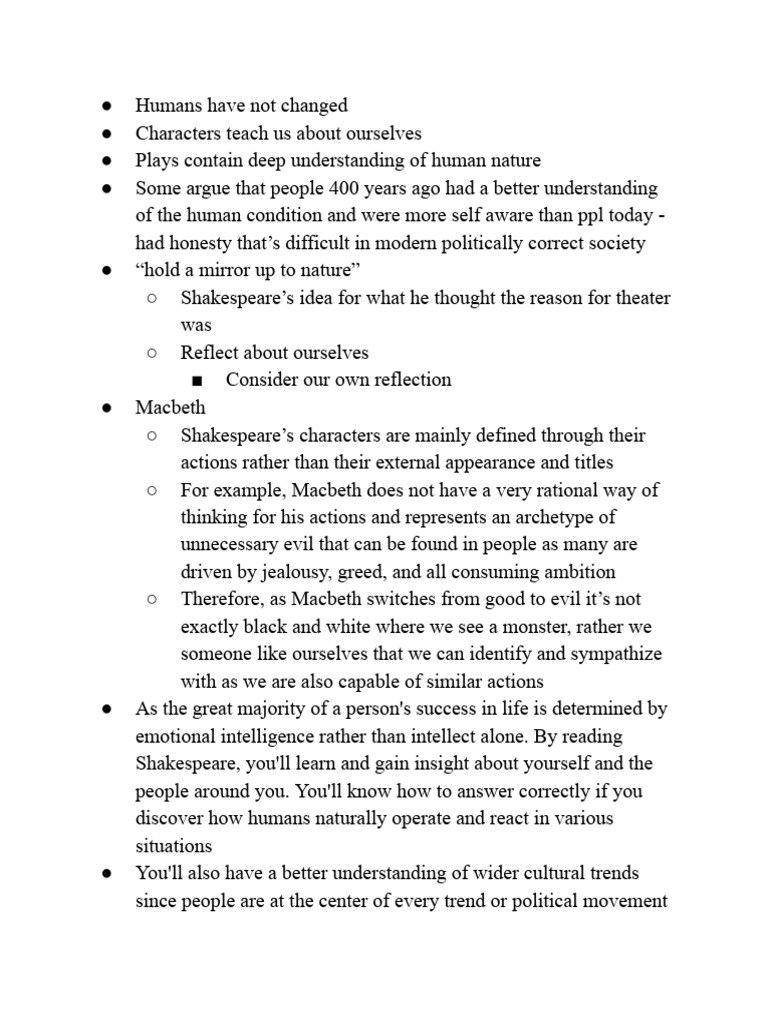 Macbeth Presentation Script | PDF