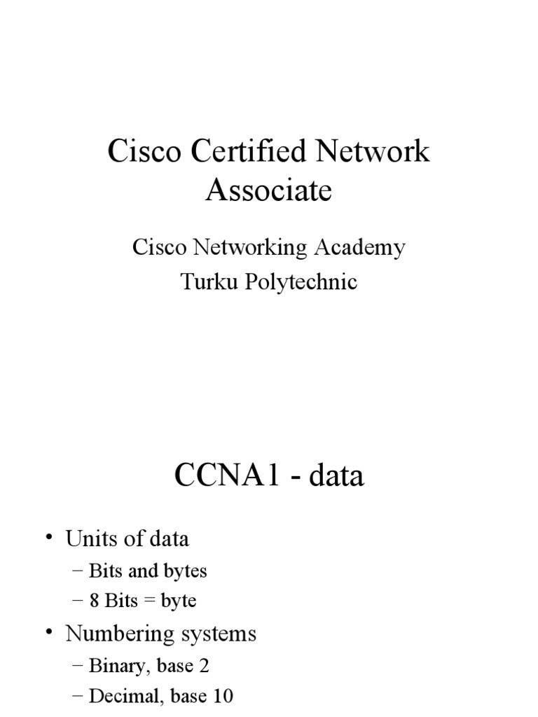 CCNA1 Networking Fundamentals Guide | PDF | Network Switch | Ethernet