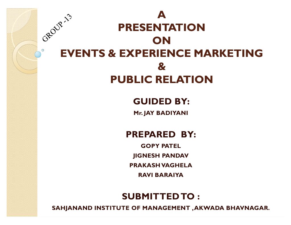 Event Management | PDF